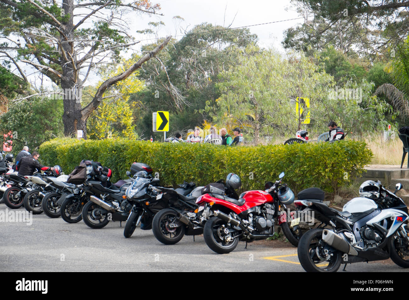 Pie in the Sky motorcycle club cafe on the old pacific highway, Cowan ...