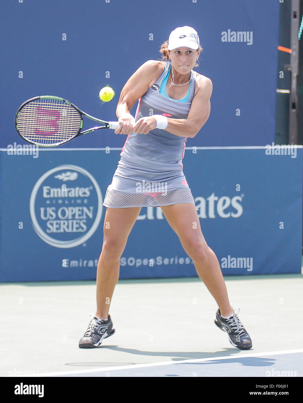 Stanford, CA. 08th Aug, 2015. Varvara Lepchenko play against Karolina ...