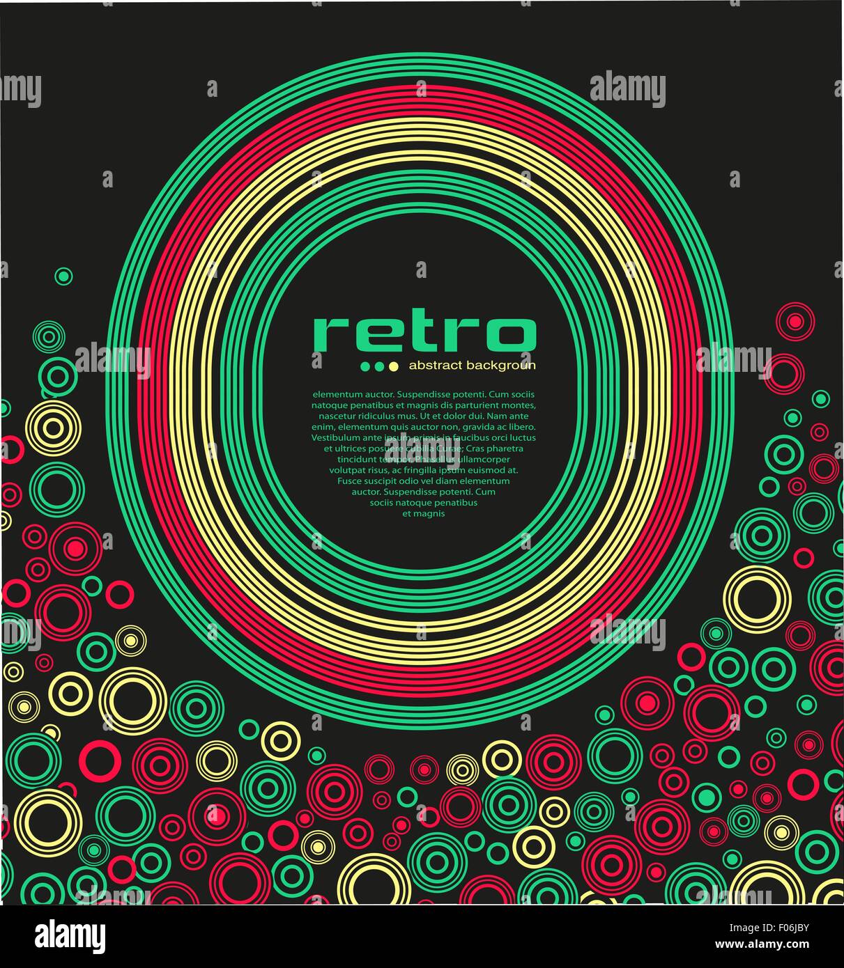 abstract retro disco background - vector Stock Vector Image & Art - Alamy