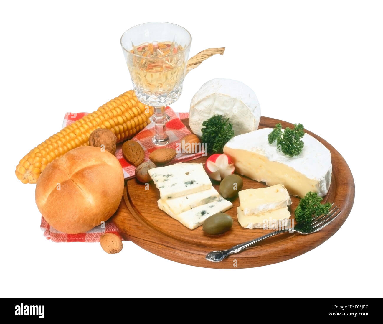 Light meal with miscellaneous ingredients Stock Photo - Alamy