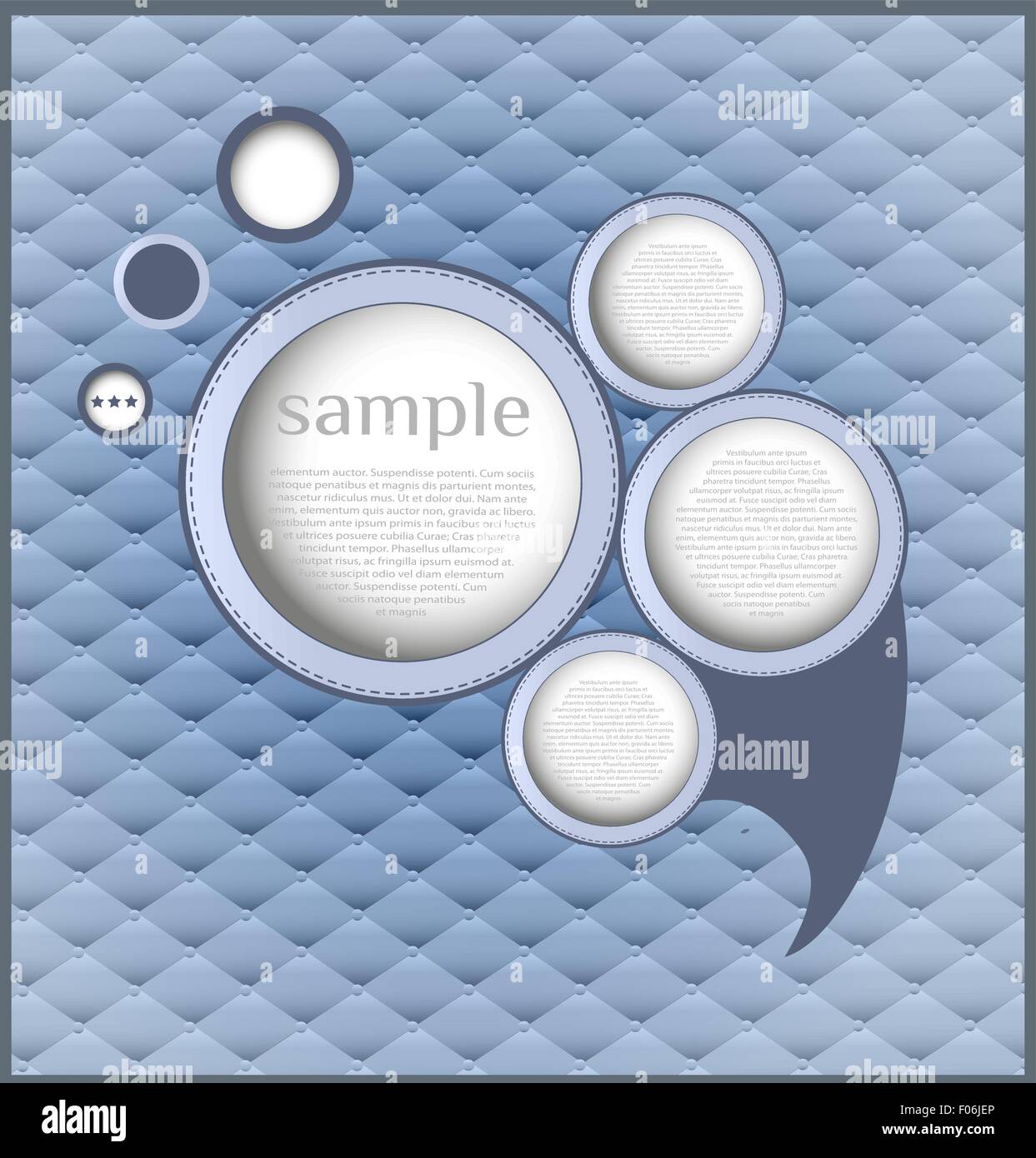 Abstract retro speech bubble Vector Illustration Stock Vector Image ...