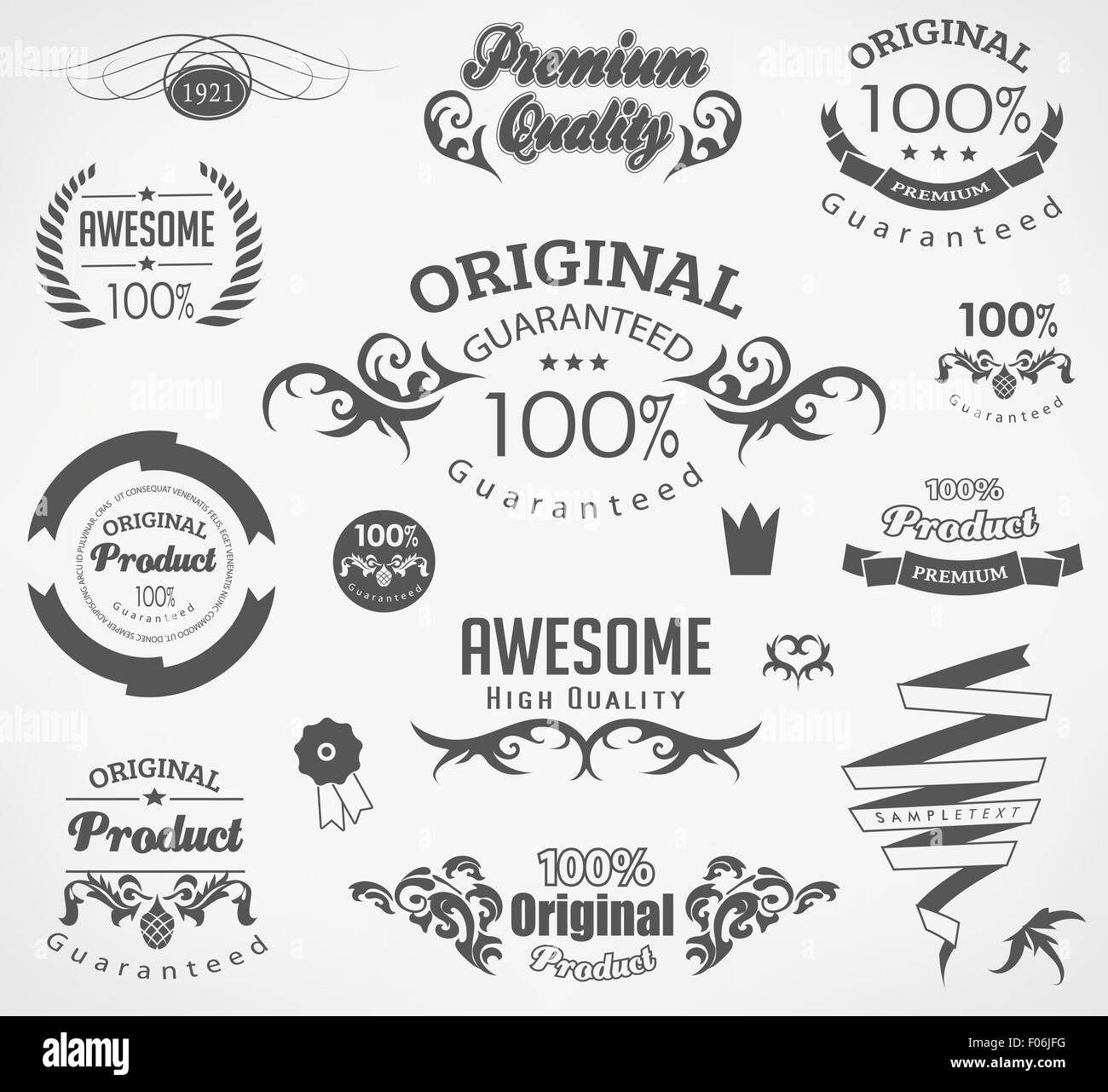 calligraphic design elements Stock Vector Image & Art - Alamy