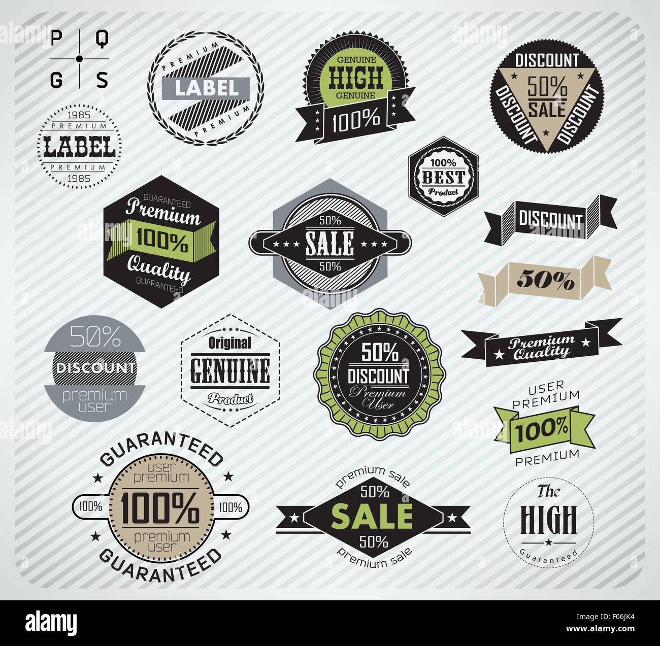 Collection of Premium Quality Labels Stock Vector Image & Art - Alamy