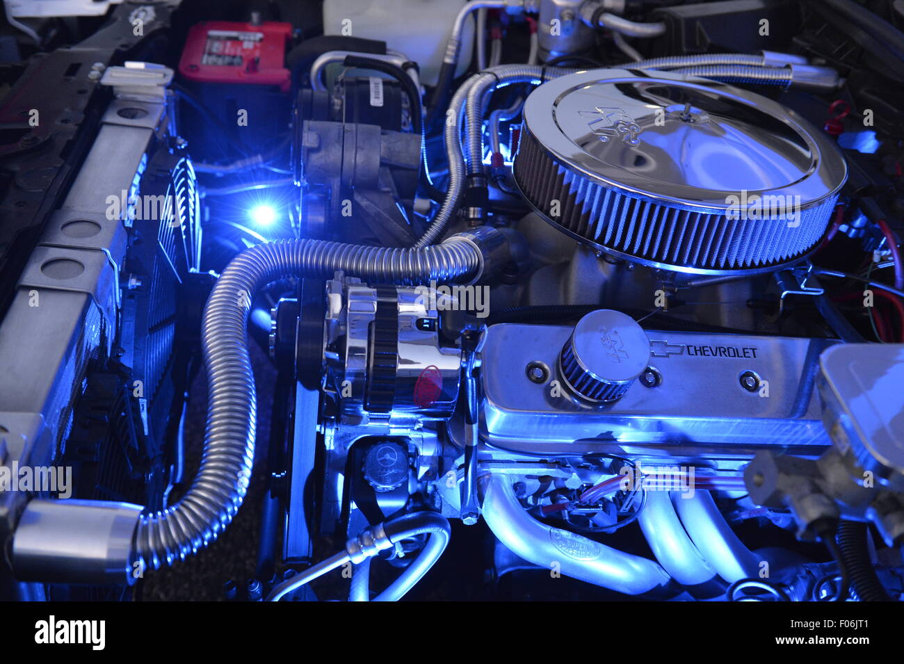 Bellmore, New York, USA. 7th August 2015. Closeup of engine air filter ...
