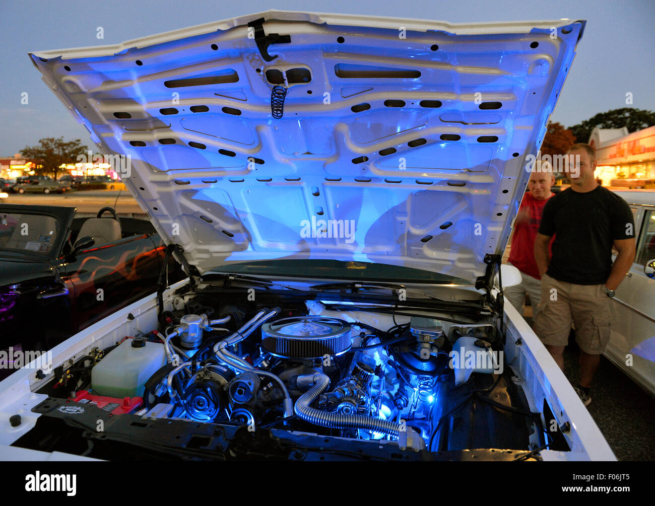 Raised engine hoods hi-res stock photography and images - Alamy