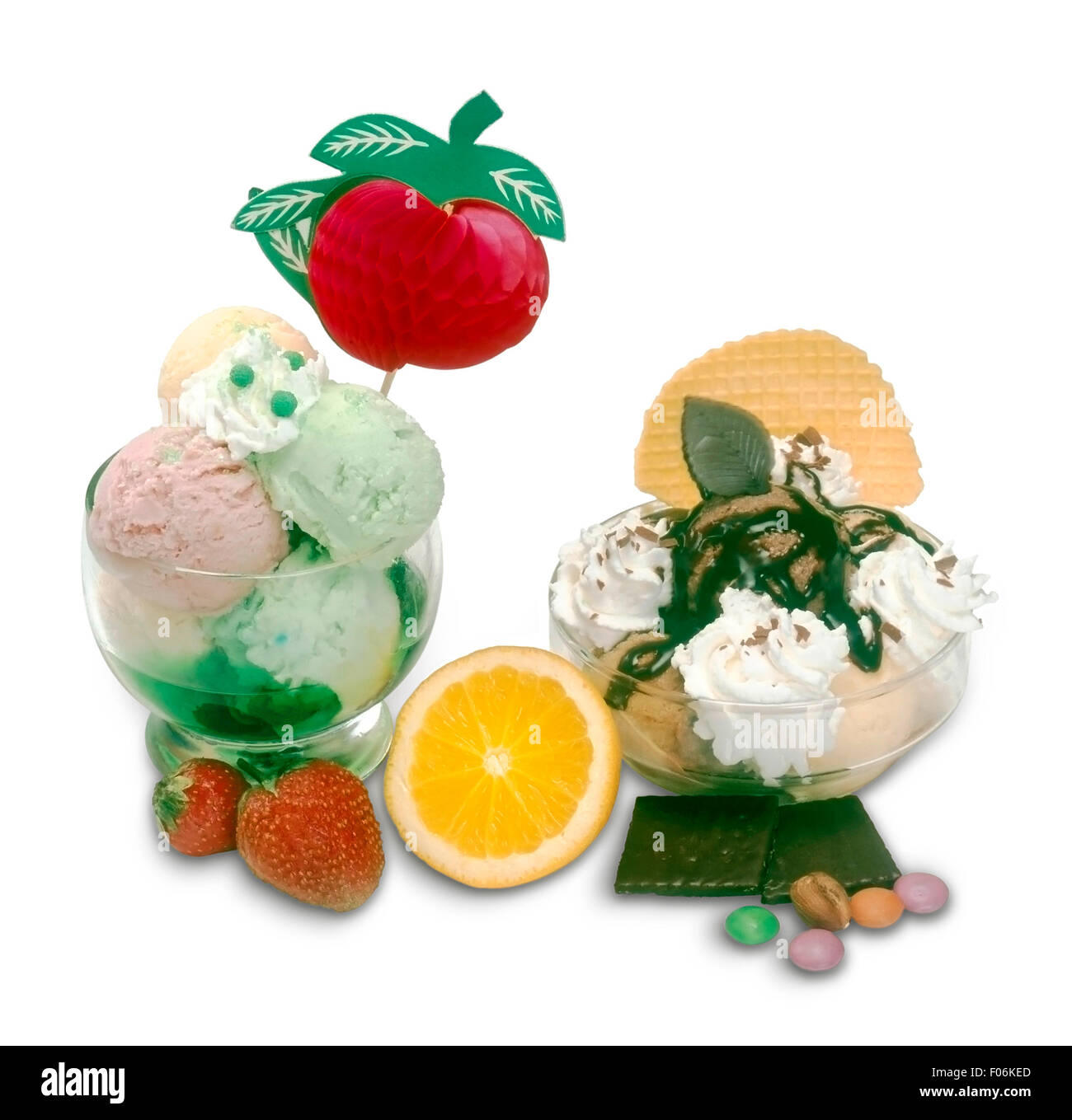 Two ice cream hi-res stock photography and images - Alamy