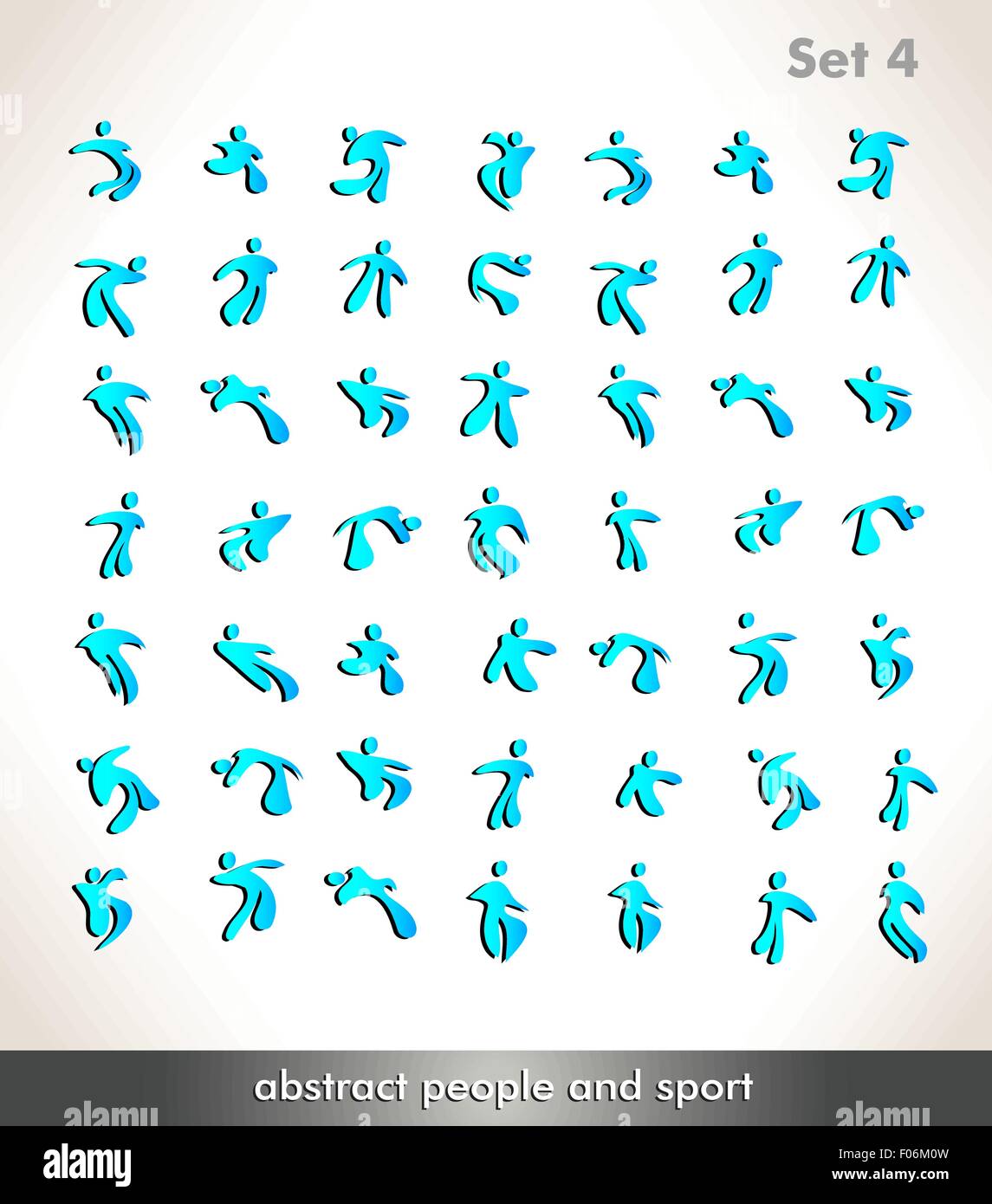 Abstract people icons and symbols Stock Vector Image & Art - Alamy