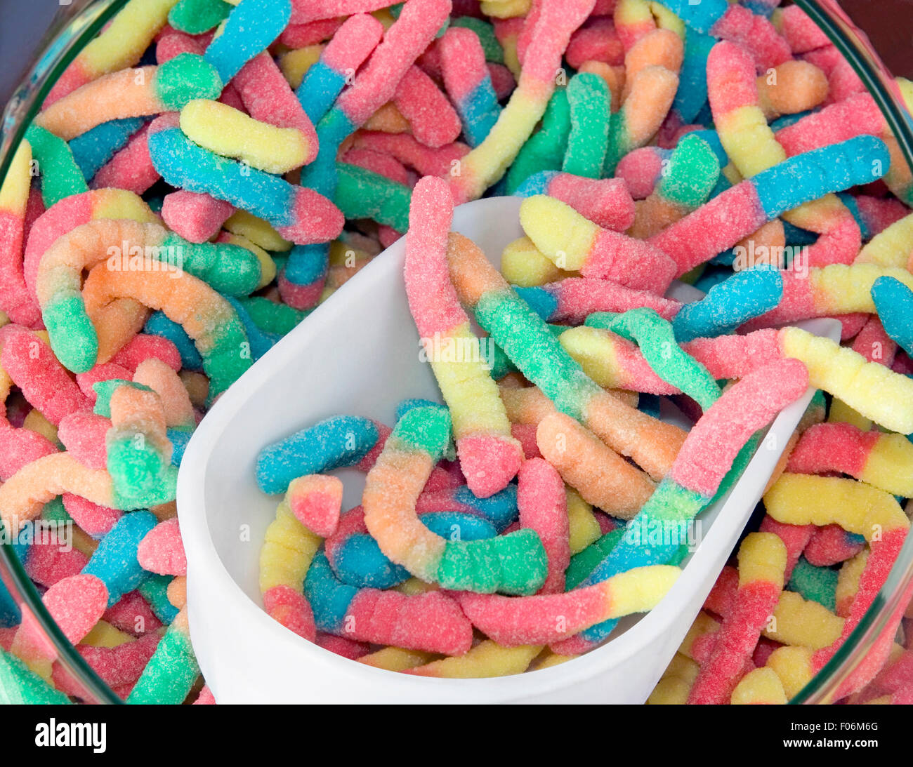 Candy worms hi-res stock photography and images - Alamy