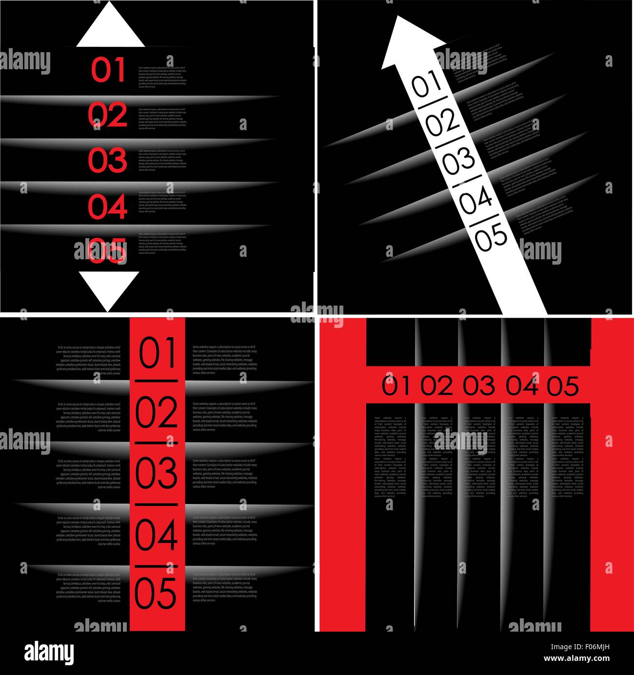 abstract number line background Stock Vector Image & Art - Alamy