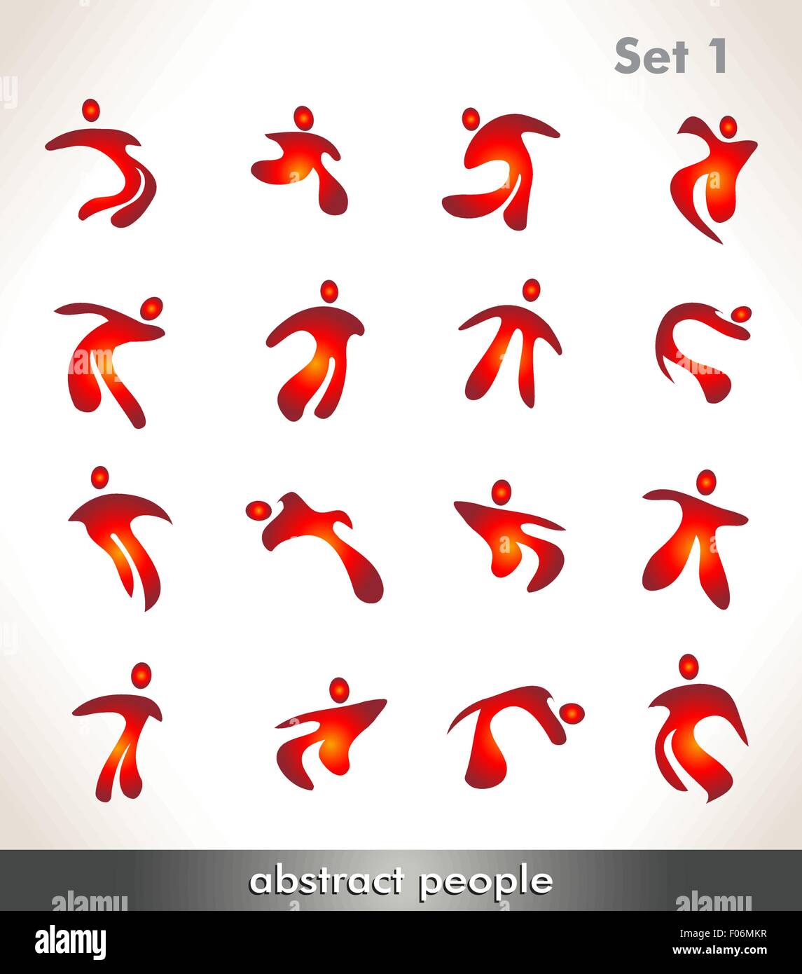 Abstract people icons and symbols Stock Vector Image & Art - Alamy