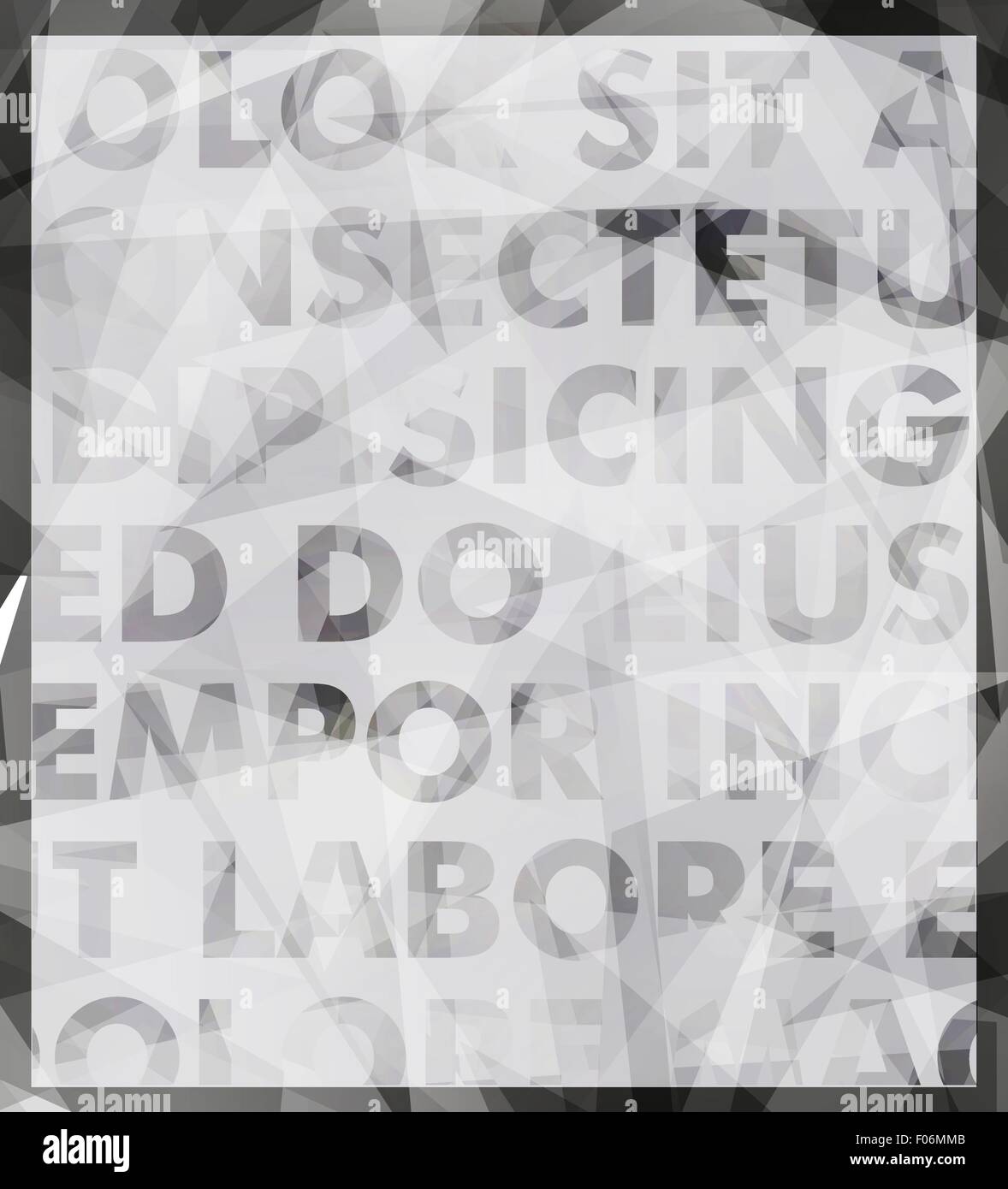 Abstract vector typography Stock Vector Image & Art - Alamy