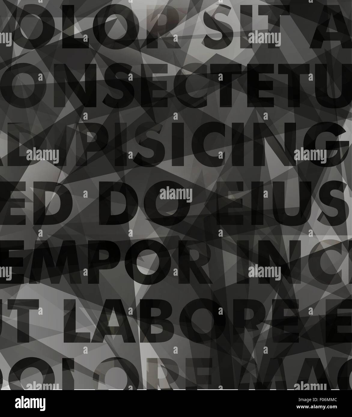 Abstract vector typography Stock Vector Image & Art - Alamy