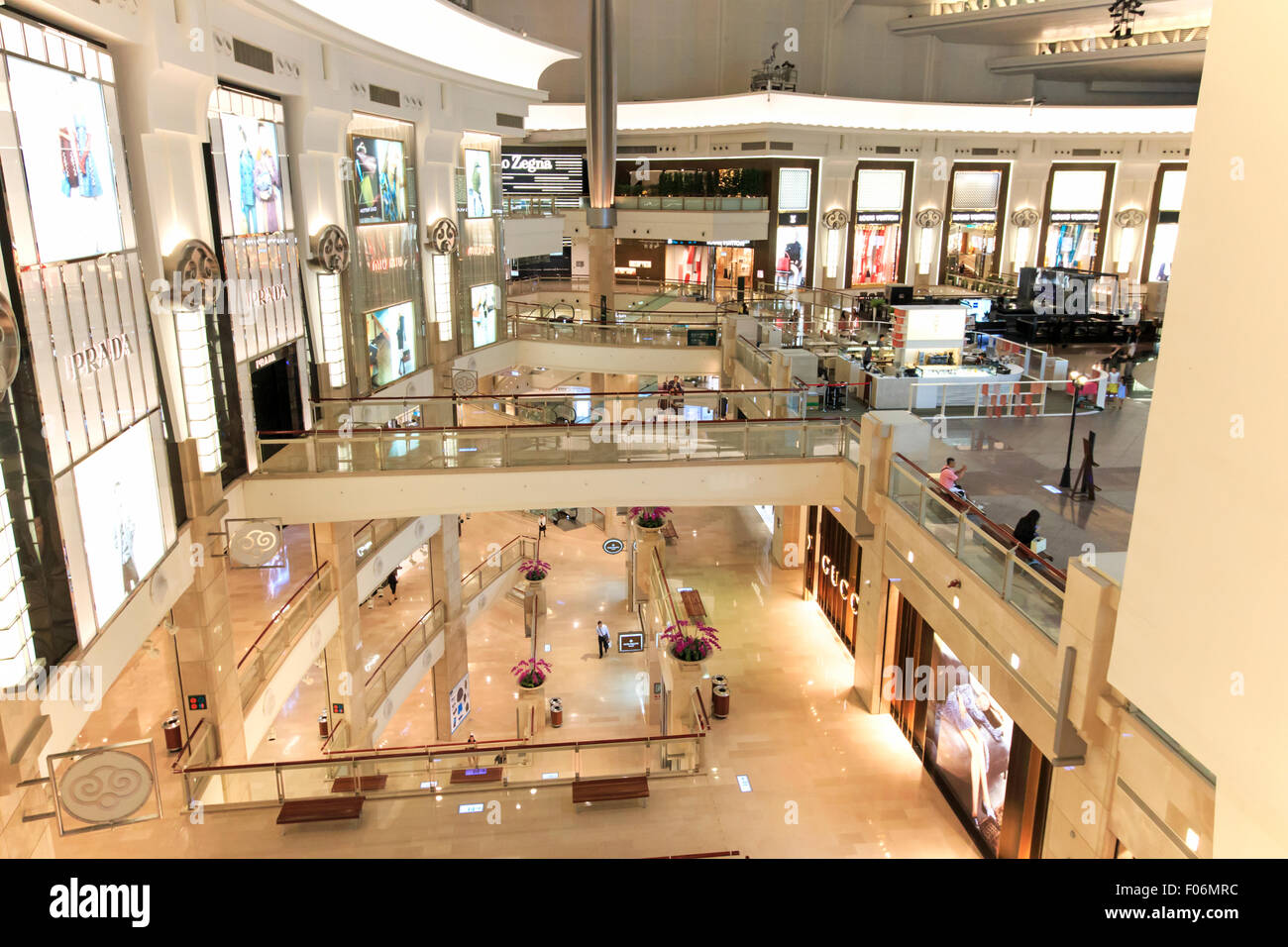 Taipei, Taiwan - August 04,2015: Taipei 101 Mall. The multi-story ...