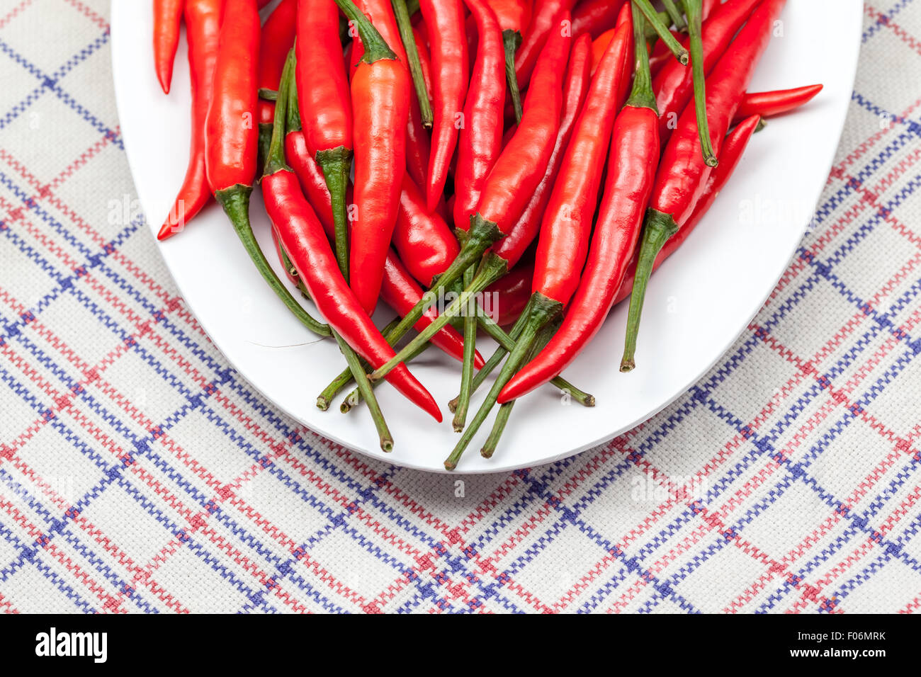 red pepper are hot and spicy vegetables Stock Photo - Alamy