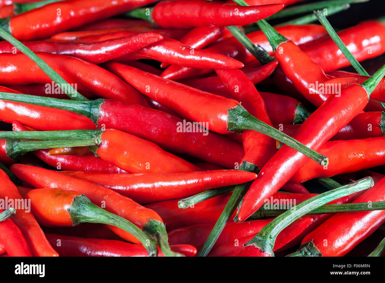 red pepper are hot and spicy vegetables Stock Photo - Alamy
