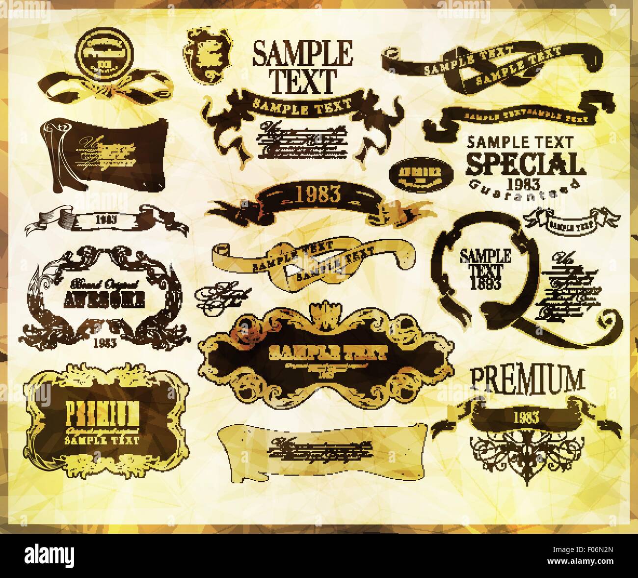 calligraphic design elements Stock Vector Image & Art - Alamy