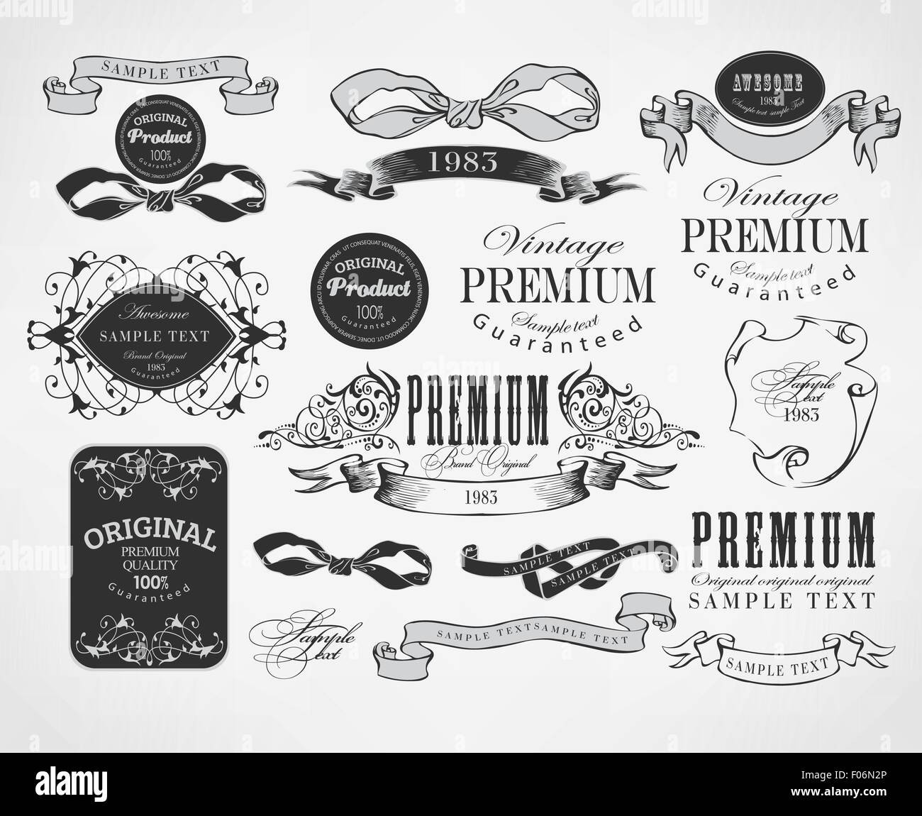 calligraphic design elements Stock Vector Image & Art - Alamy