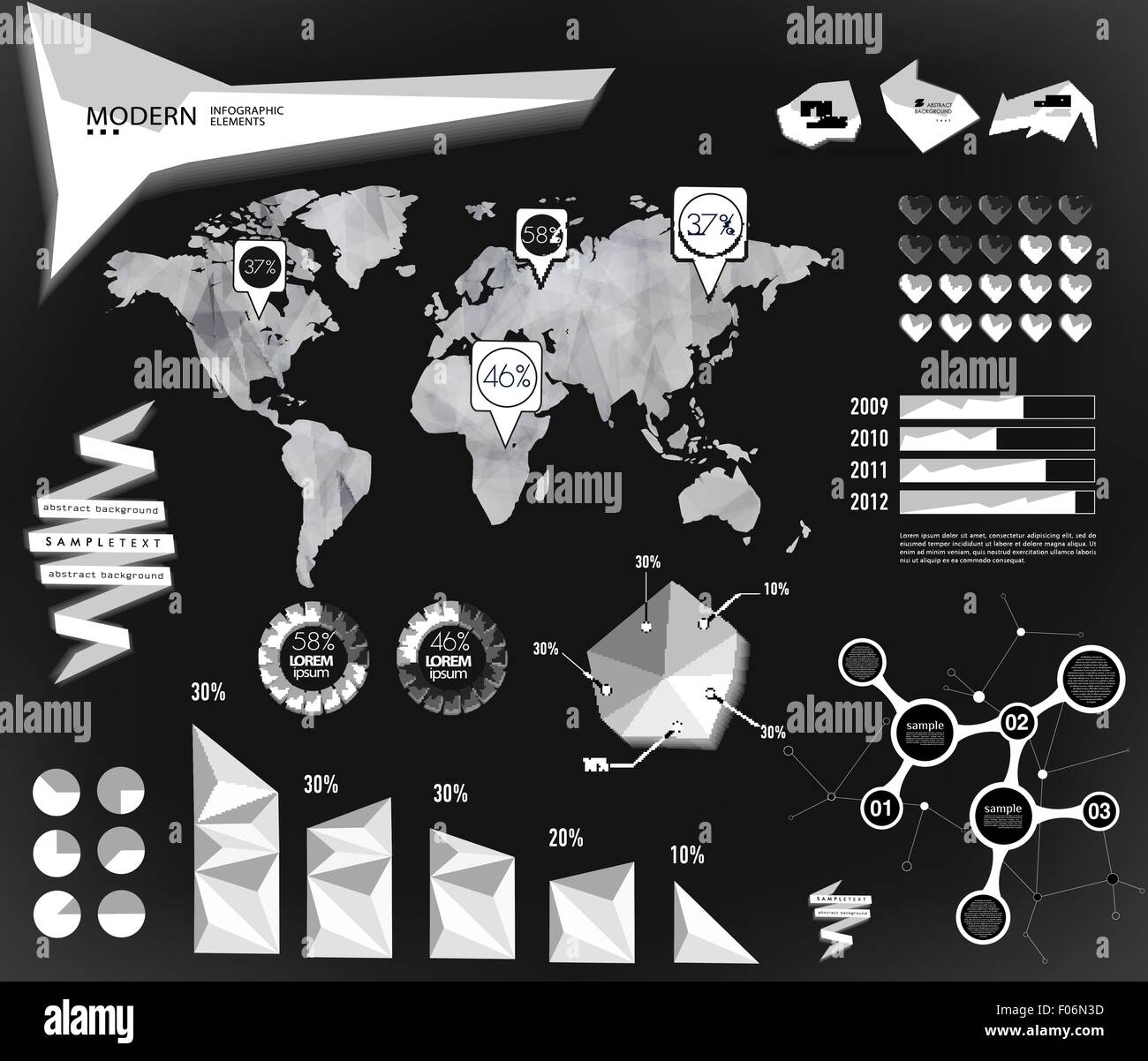Modern elements of info graphics Stock Vector Image & Art - Alamy