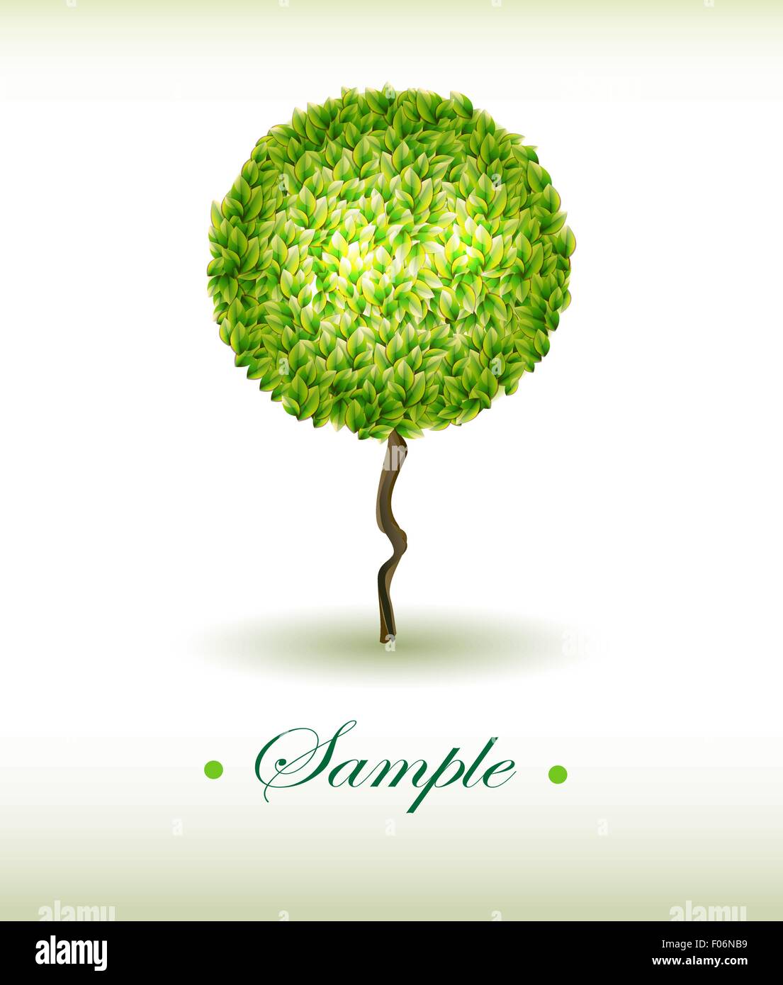 background with green tree Stock Vector Image & Art - Alamy