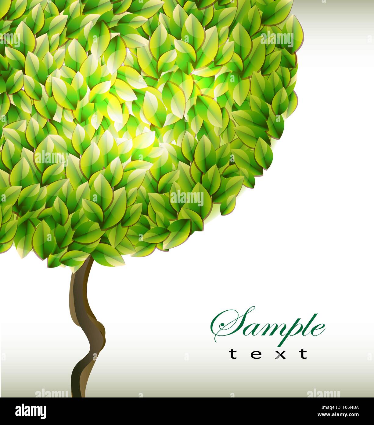 background with green tree Stock Vector Image & Art - Alamy