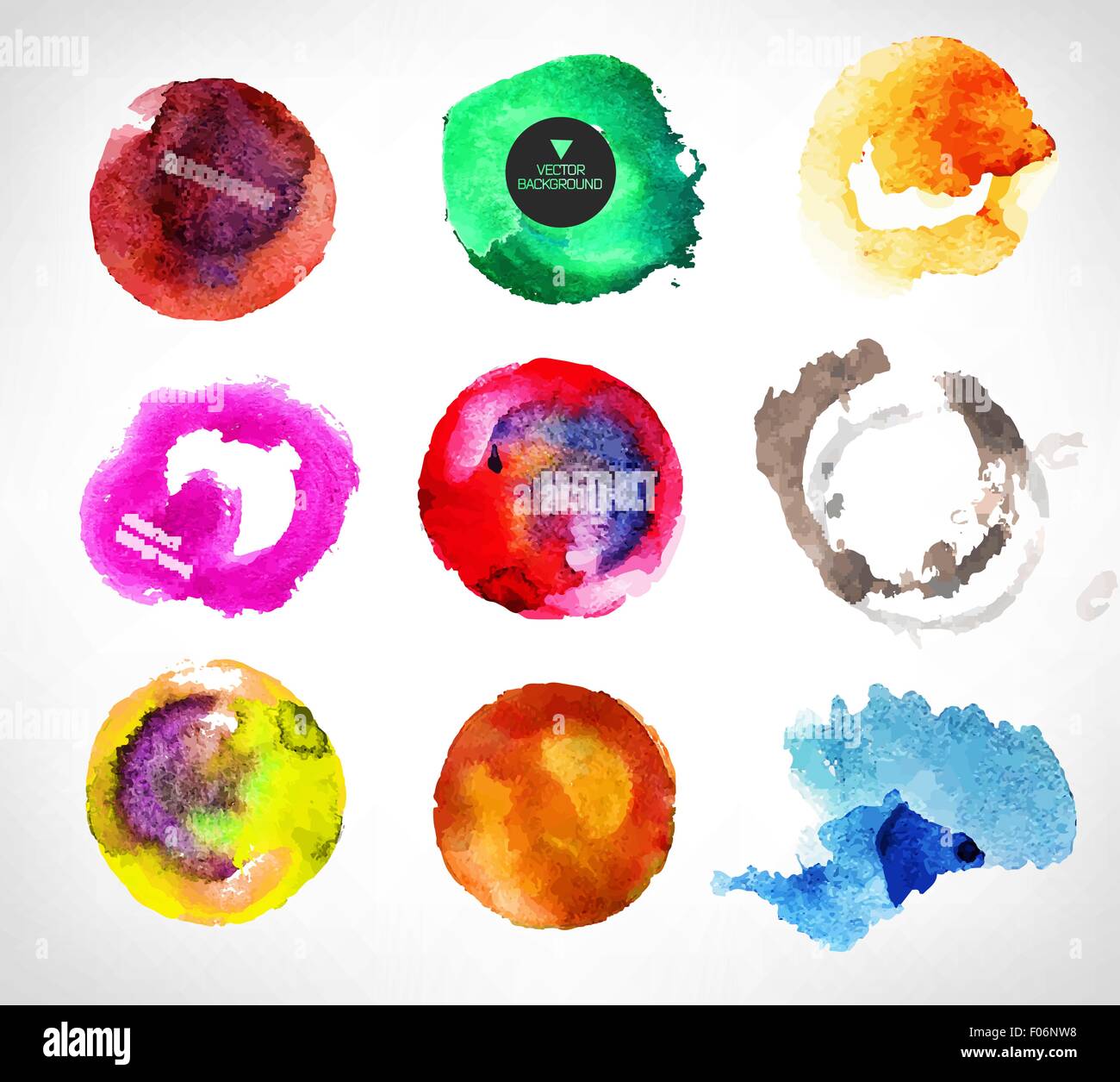 Set of watercolor backgrounds Stock Vector Image & Art - Alamy