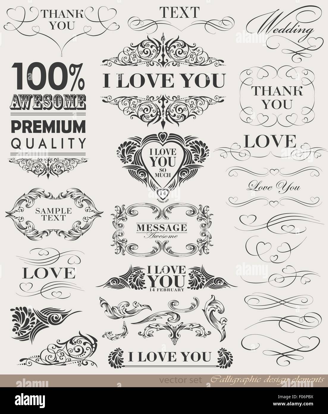 Calligraphic page hi-res stock photography and images - Alamy