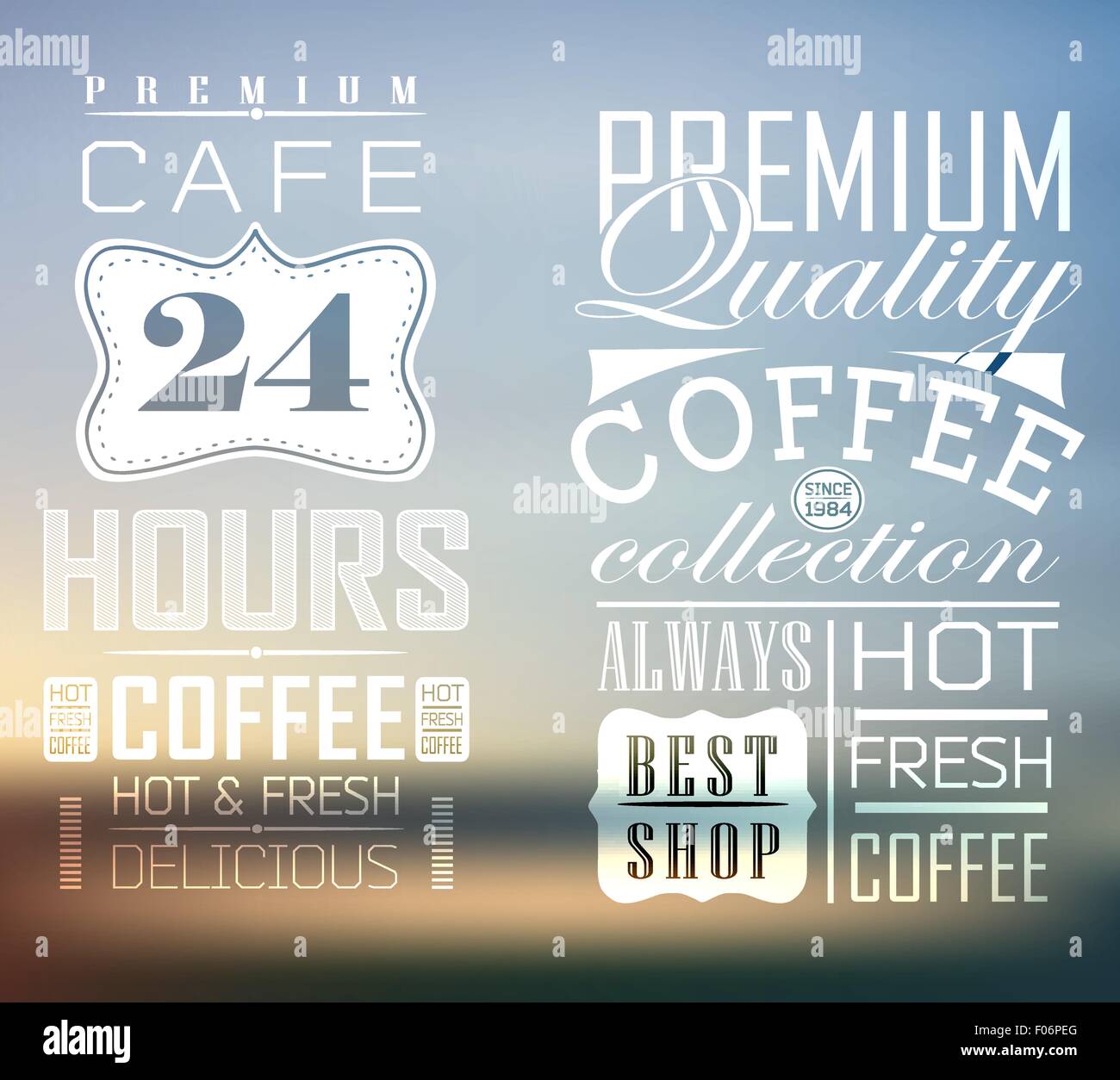 Premium Quality Coffee Stock Vector Image & Art - Alamy