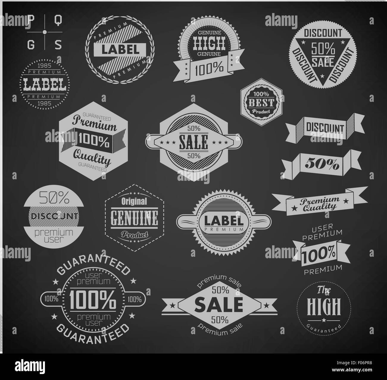 Retro vector label Stock Vector Image & Art - Alamy