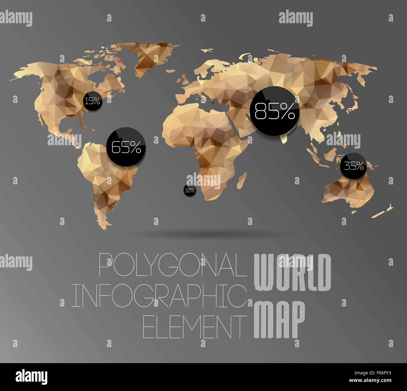 World Map and Information Graphics Stock Vector Image & Art - Alamy