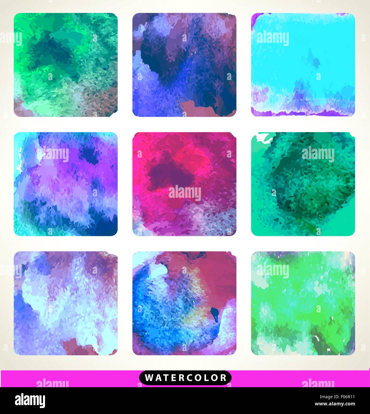 Watercolor art design Stock Vector Images - Alamy