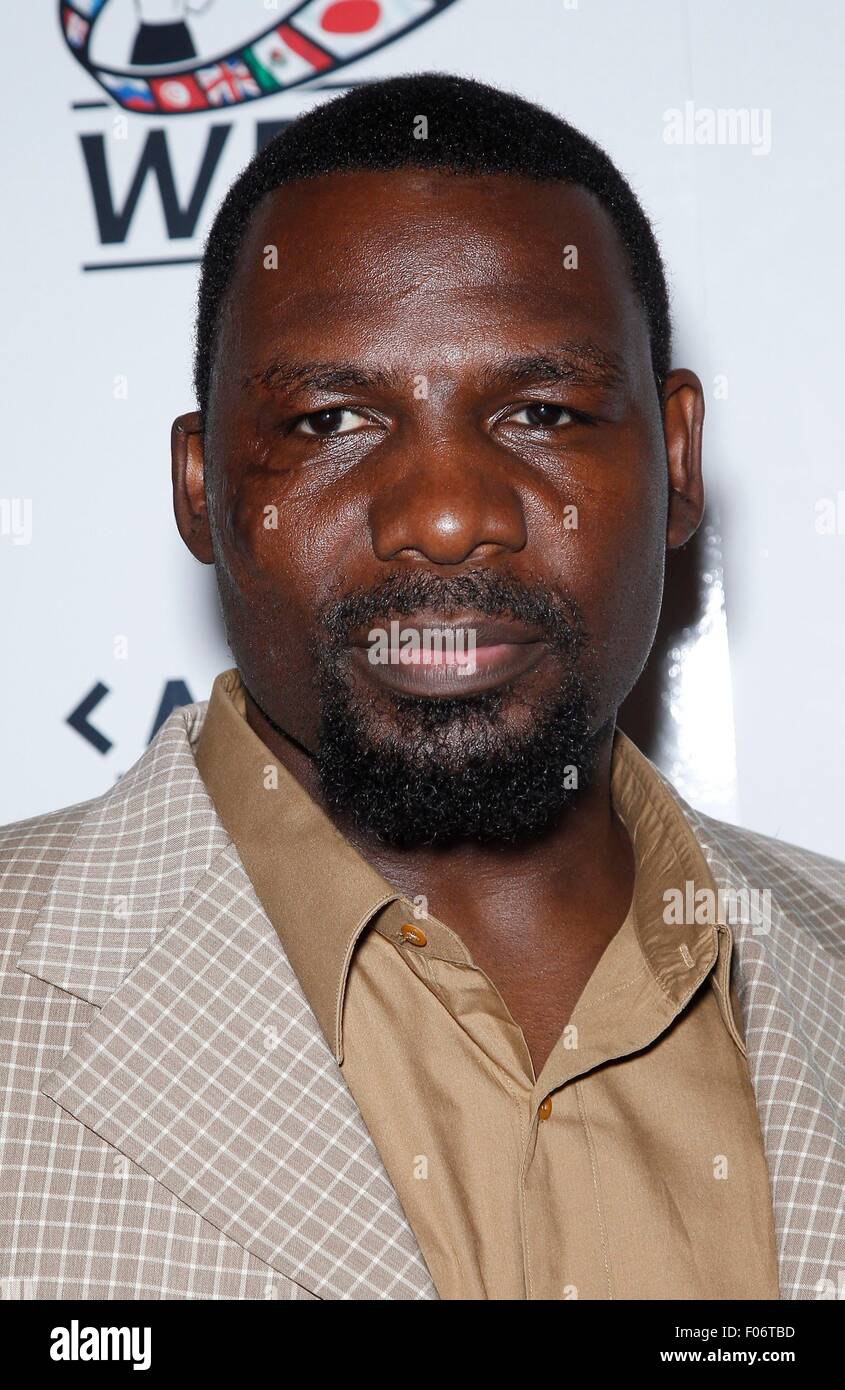 Las Vegas, NV, USA. 8th Aug, 2015. Hasim Rahman at the induction ...