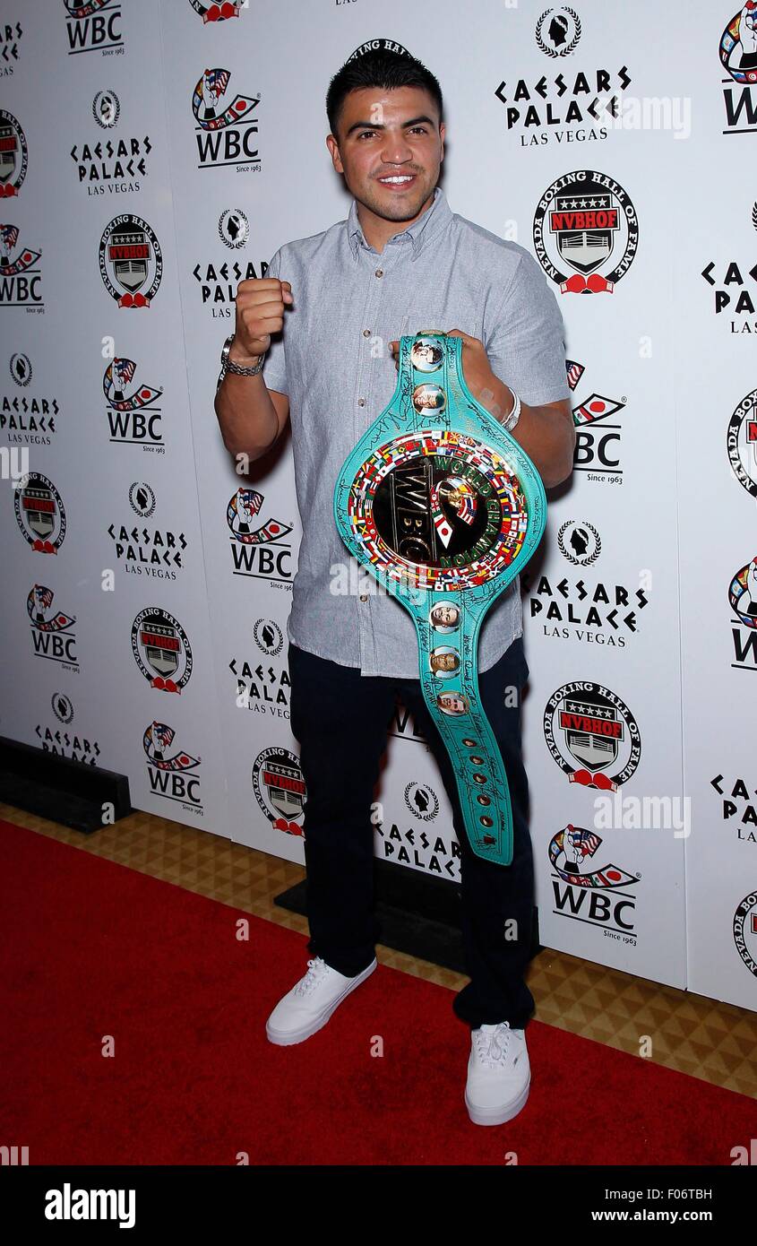 Las Vegas, NV, USA. 8th Aug, 2015. Victor Ortiz at the induction ...