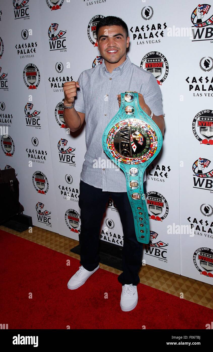 Las Vegas, NV, USA. 8th Aug, 2015. Victor Ortiz at the induction ...