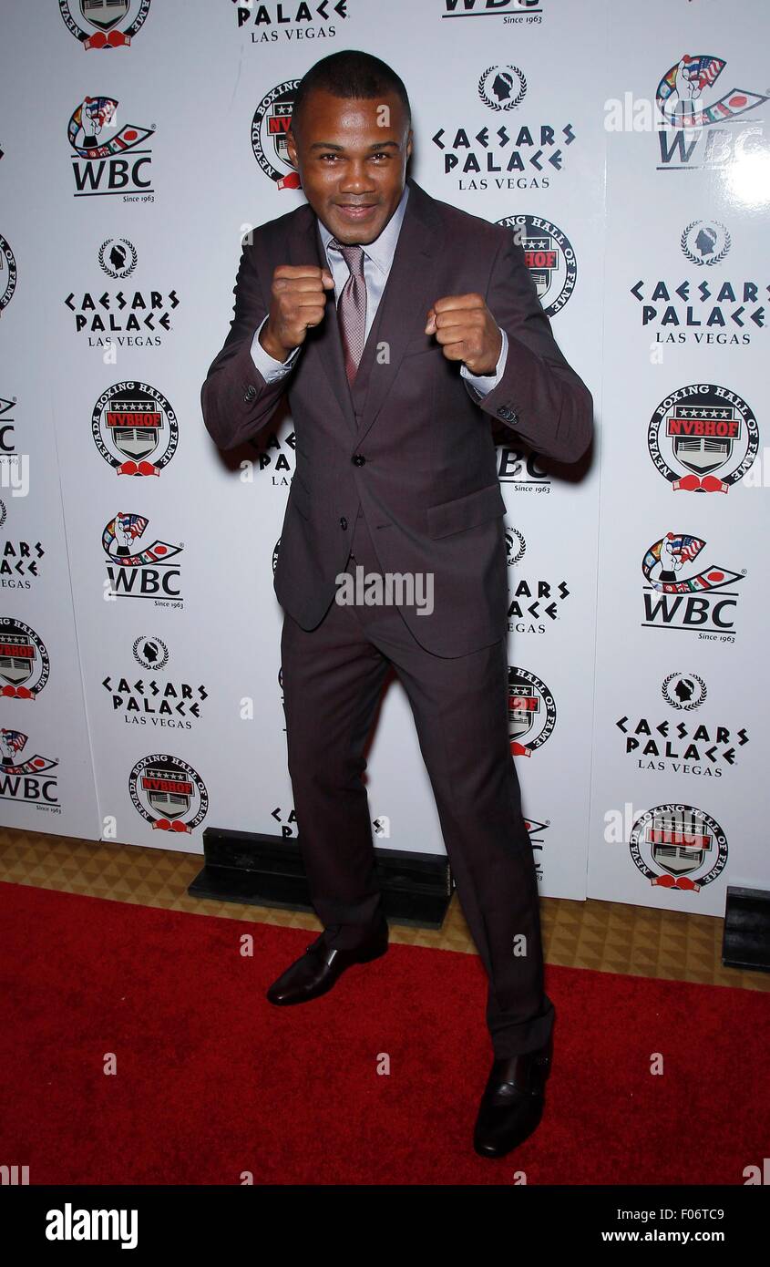 Las Vegas, NV, USA. 8th Aug, 2015. Felix Trinidad Jr at the induction ...