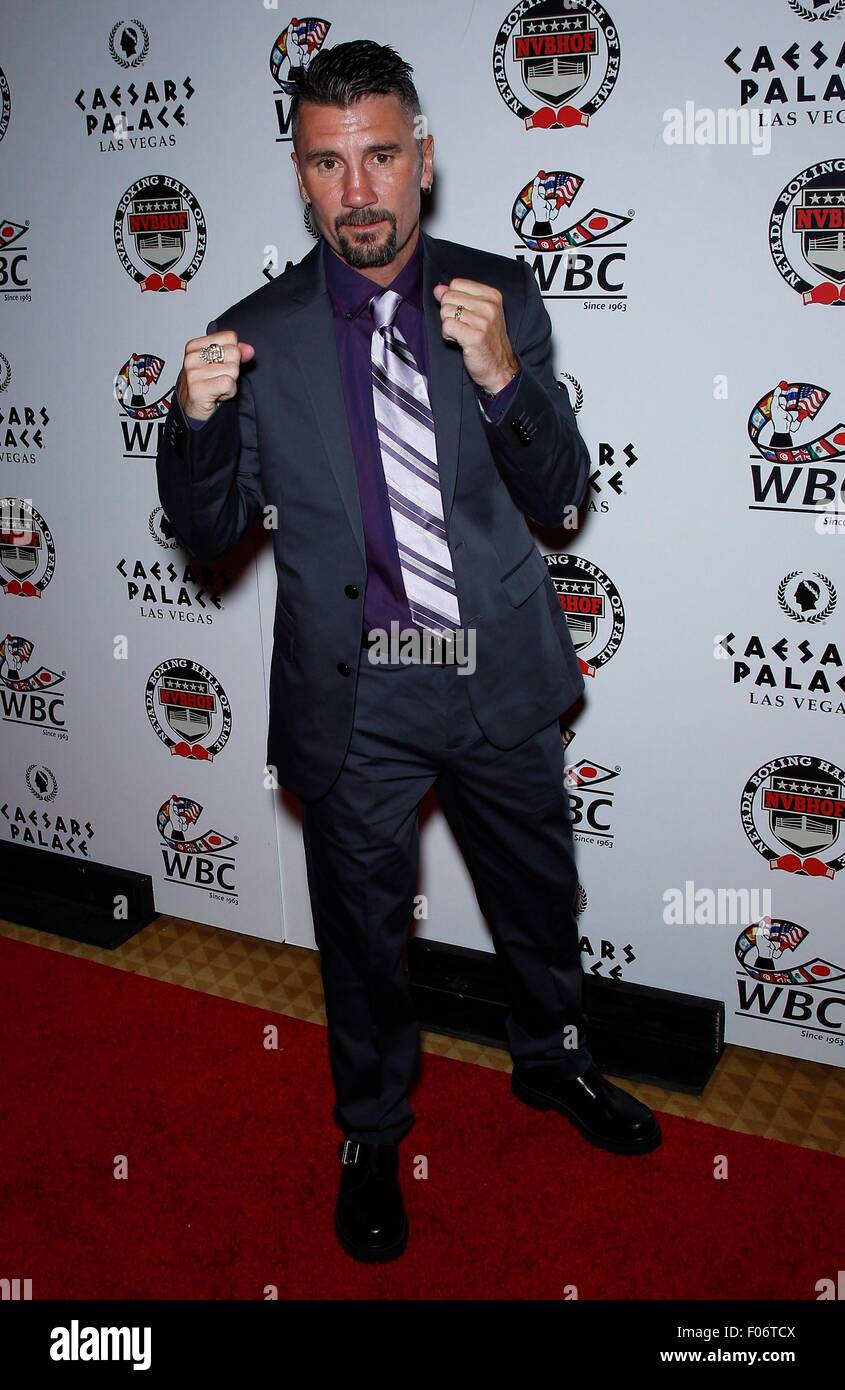 Las Vegas, NV, USA. 8th Aug, 2015. Wayne McCullough at the induction ...