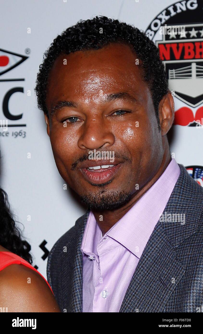 Las Vegas, NV, USA. 8th Aug, 2015. Shane Mosley at the induction ...