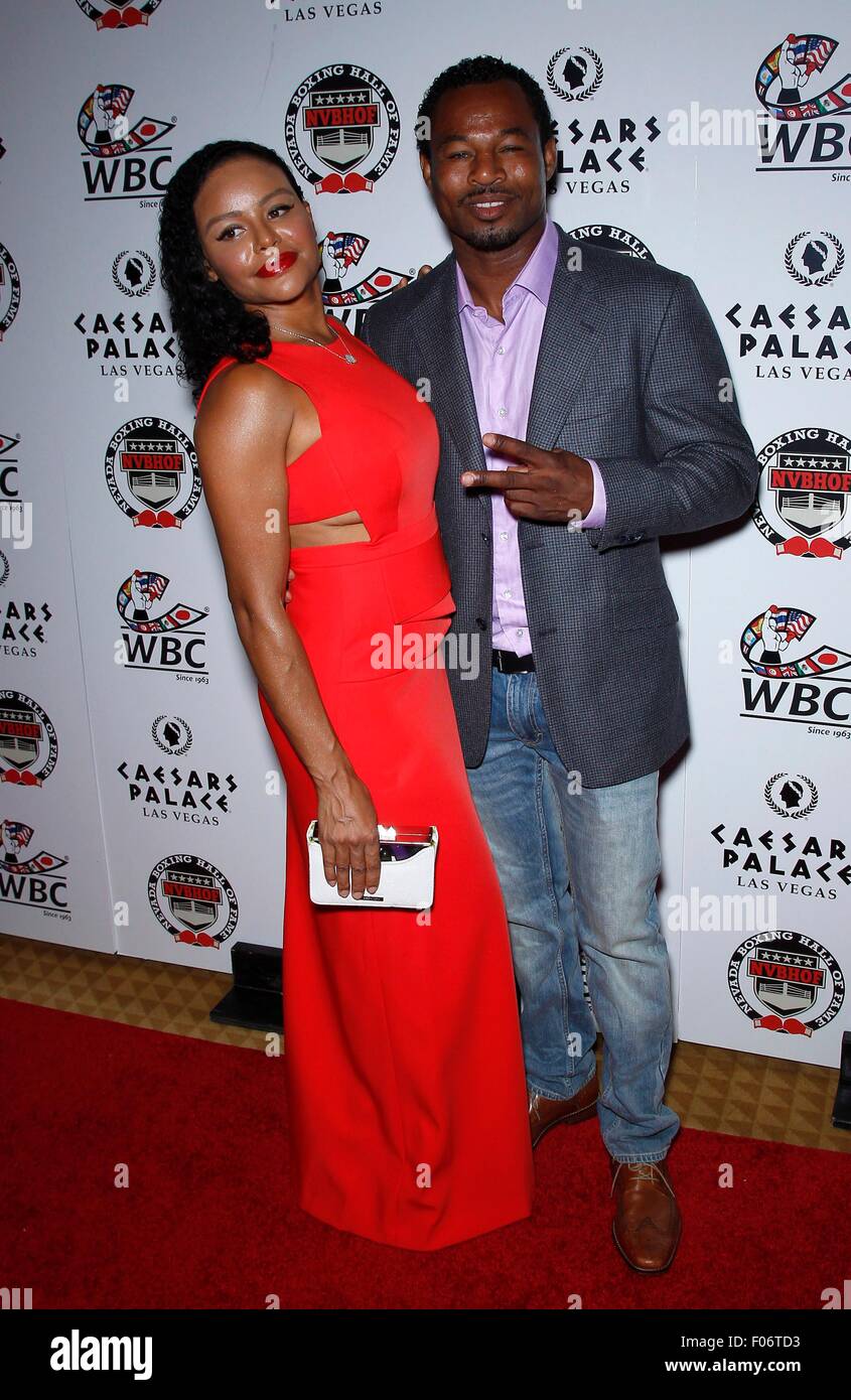 Las Vegas, NV, USA. 8th Aug, 2015. Shane Mosley at the induction ...