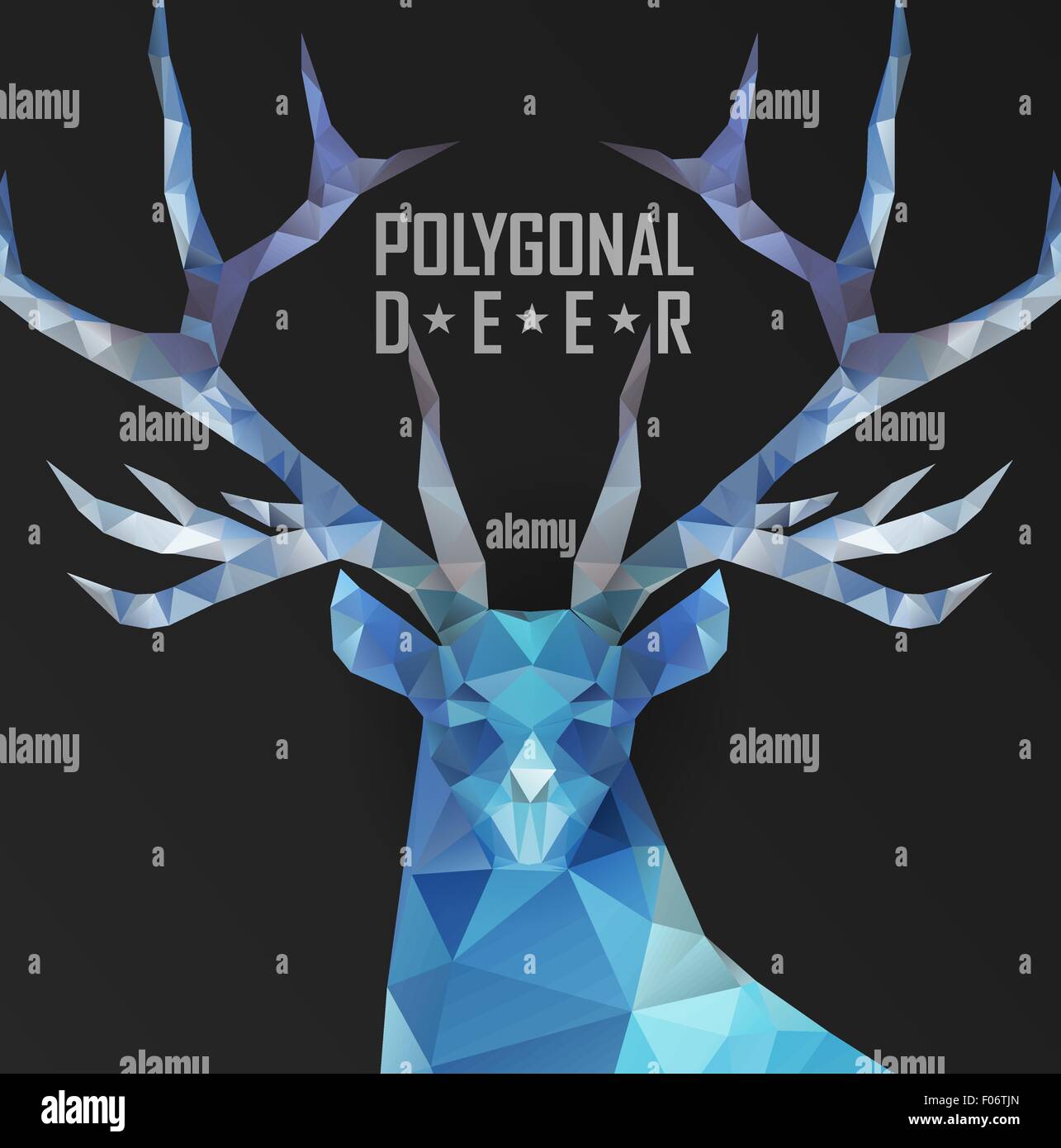 Abstract polygonal deer Stock Vector Image & Art - Alamy