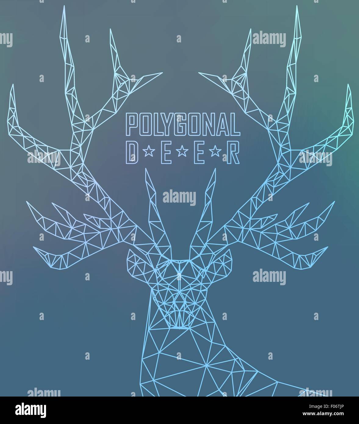 Abstract polygonal deer Stock Vector Image & Art - Alamy