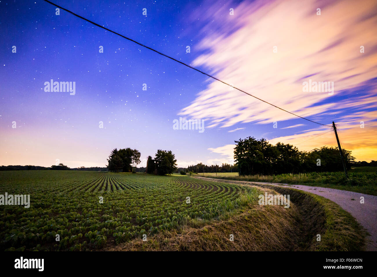 an abandoned and ruined farm in the fields of Italy Stock Photo - Alamy