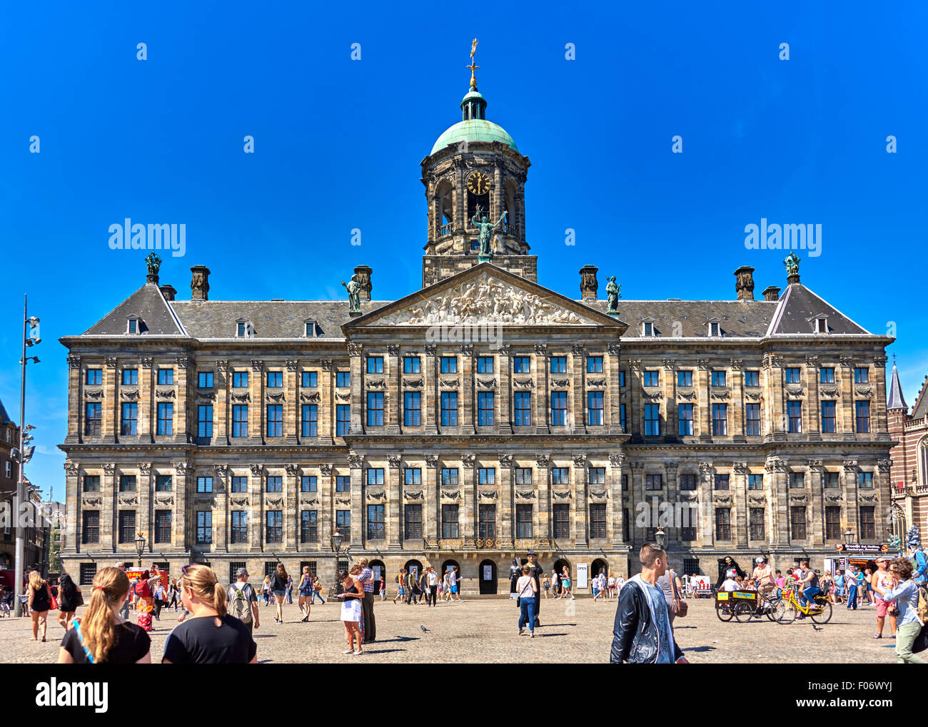 The Royal Palace in Amsterdam is one of three palaces in the ...