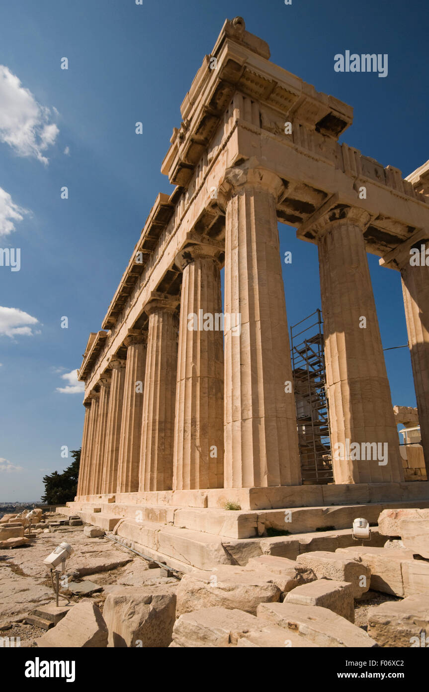 EUROPE, GREECE, Athens, the Acropolis, the Parthenon (BC 438 Stock ...