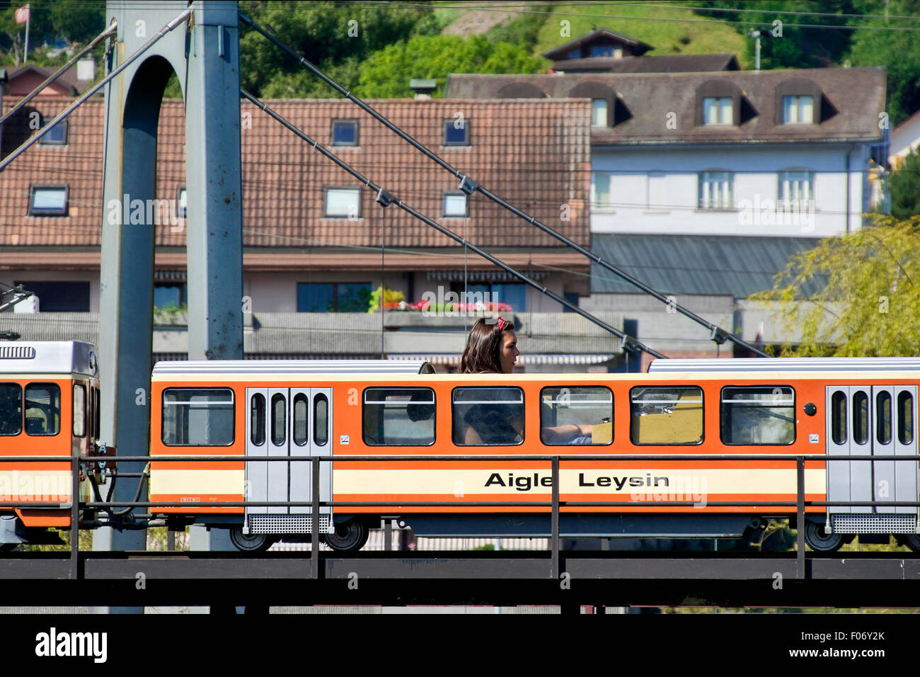 Swiss, Valais, Le Bouveret, the Swiss Vapeur Park Stock Photo - Alamy