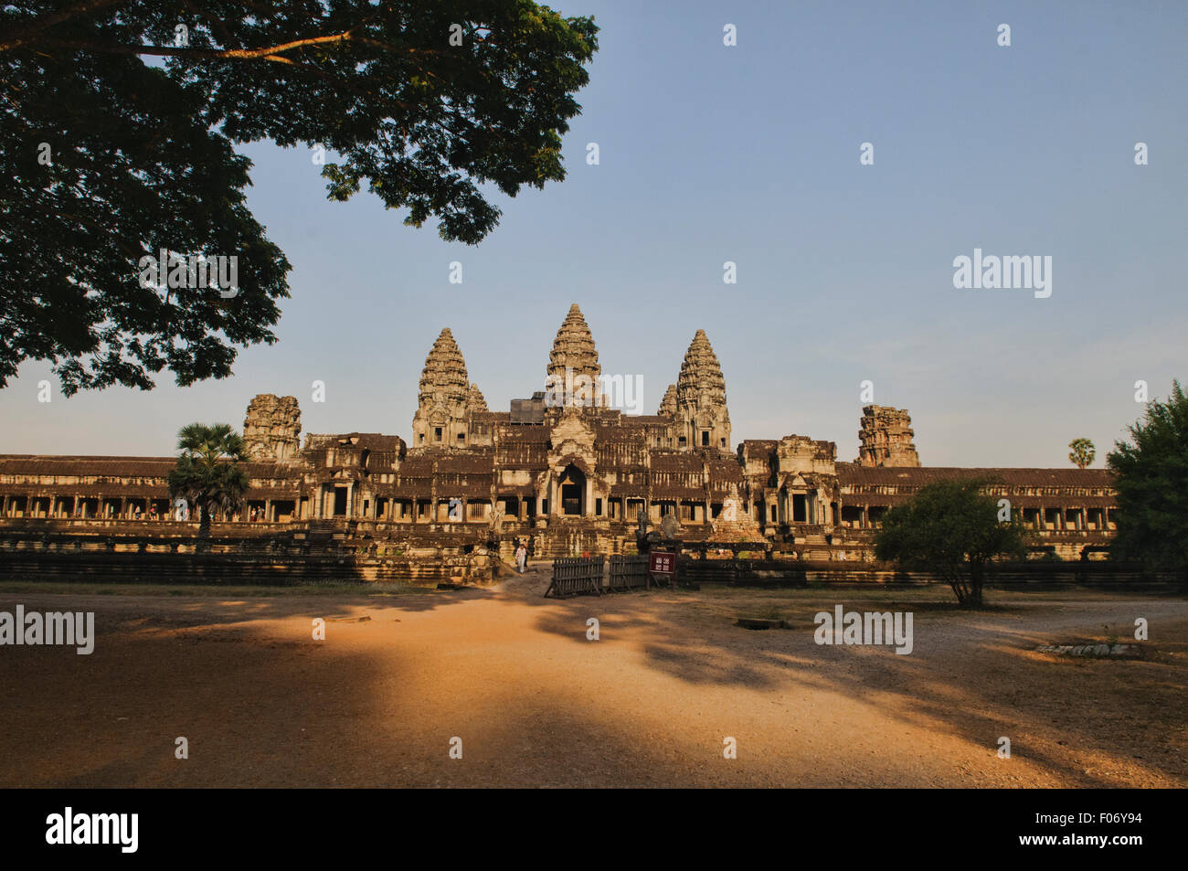 Beautiful view of the ruins of Angkor Wat in Cambodia Stock Photo - Alamy