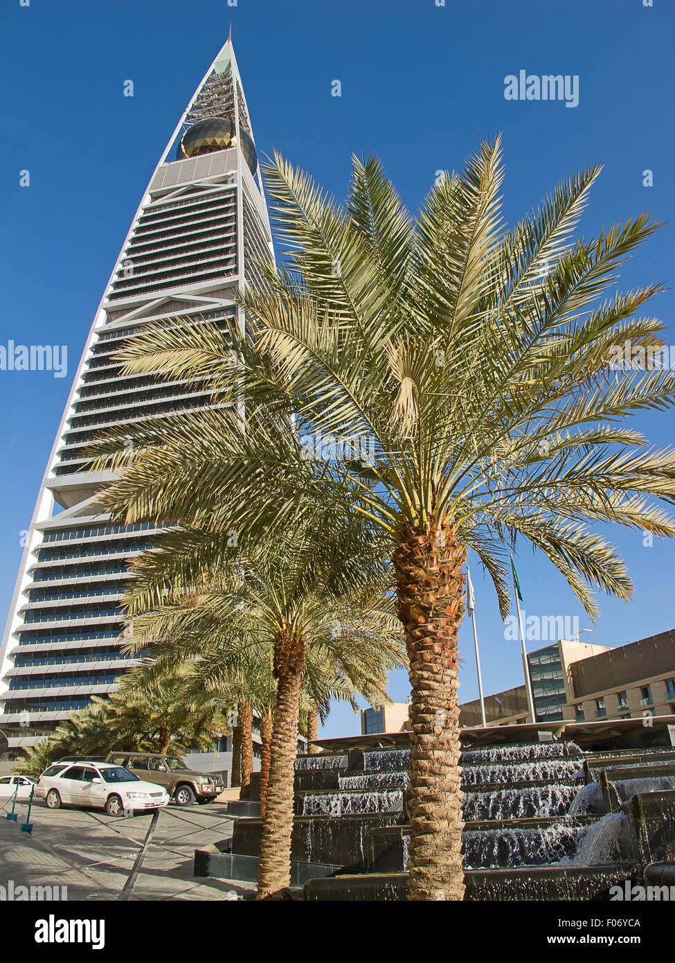 RIYADH - DECEMBER 22: Al Faisaliah tower facade on December 22, 2009 in ...