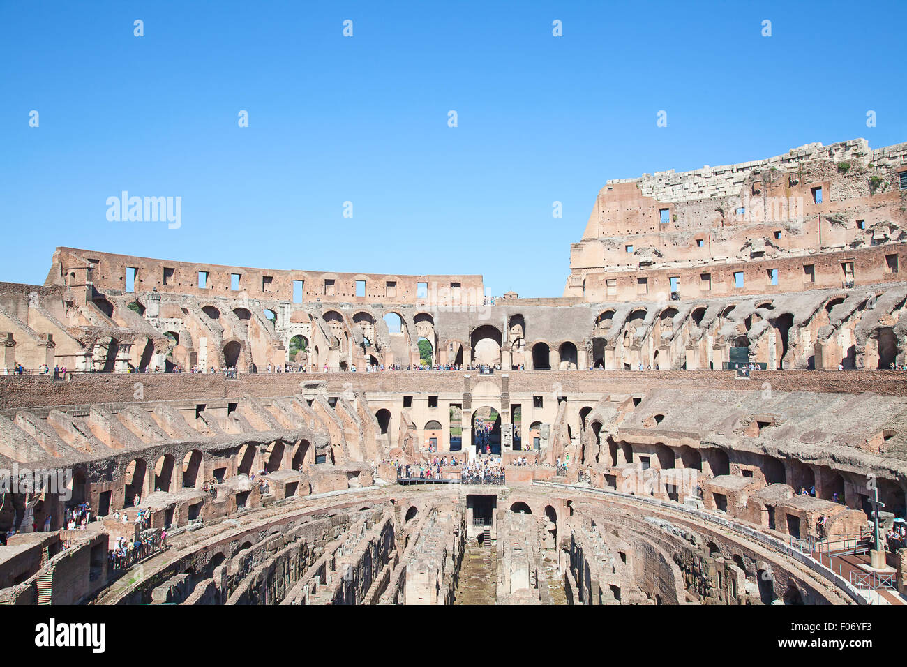 Ruins of the colloseum in Rome, Italy Stock Photo - Alamy