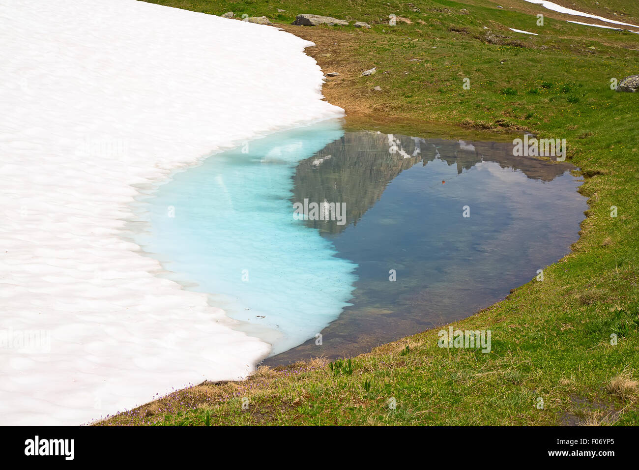 Rhone glacier, source of Rhone river Stock Photo - Alamy