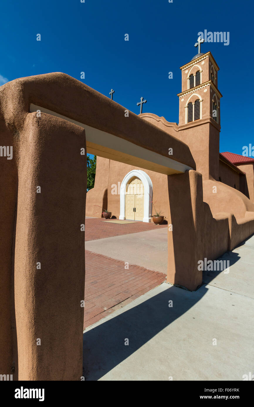 The Old San Miguel Mission church complex in Socorro, New Mexico, USA ...