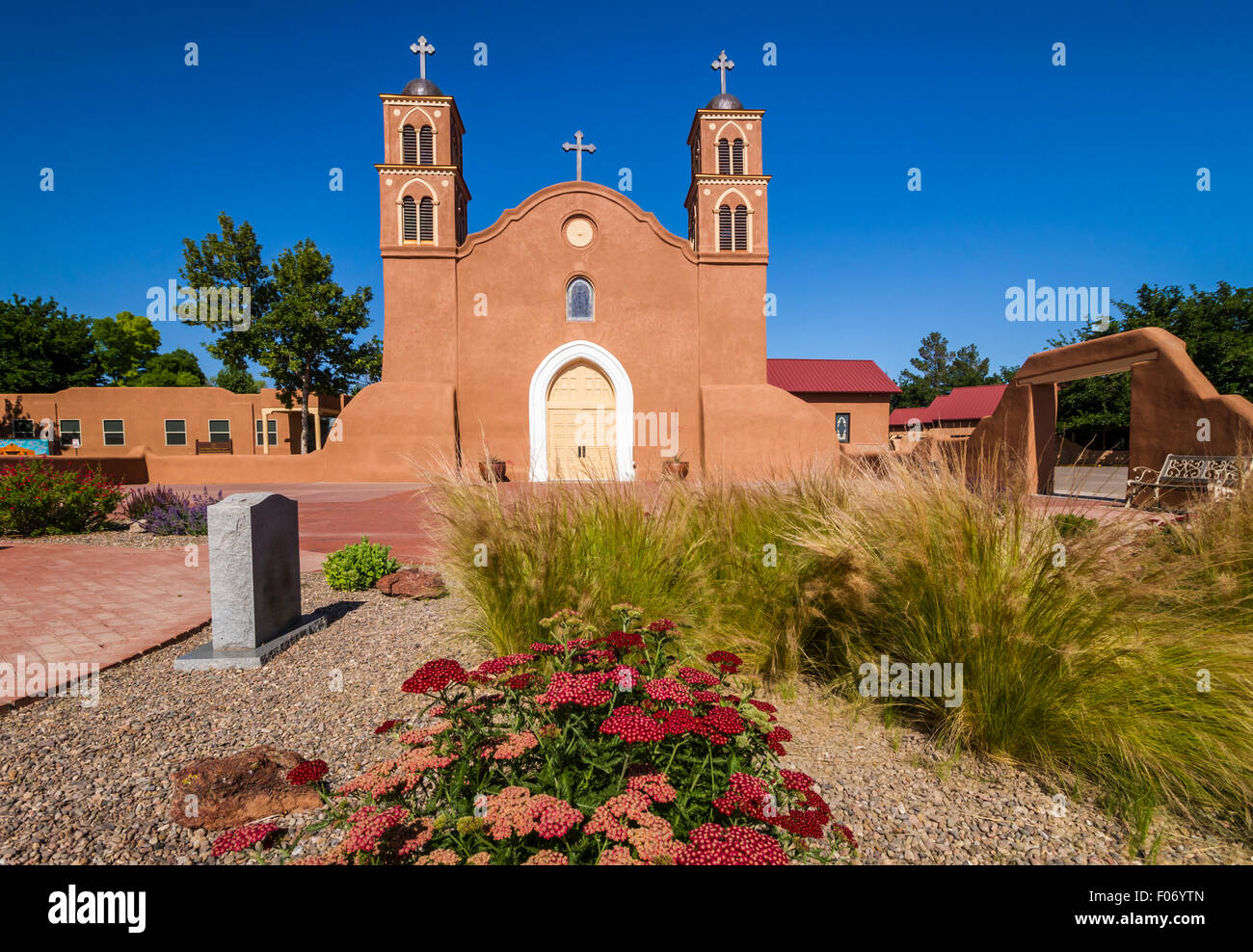 The Old San Miguel Mission church complex in Socorro, New Mexico, USA ...