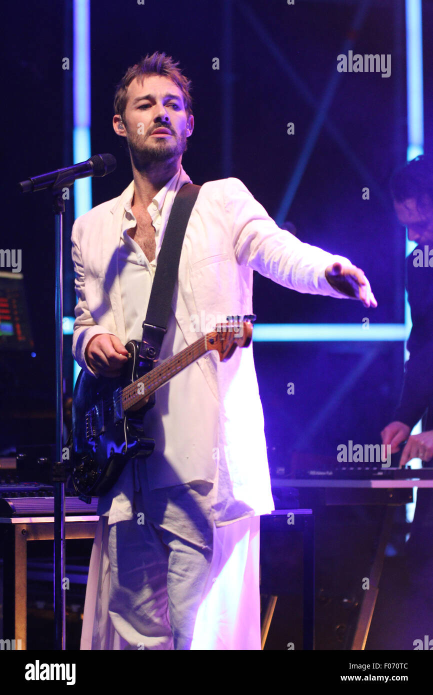 Daniel Johns performs at the end of the rehearsal ahead of the David ...